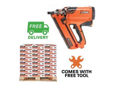 Paslode 650830 RounDrive Framing Nail Half Skid | 650830-48BX | Nail ...